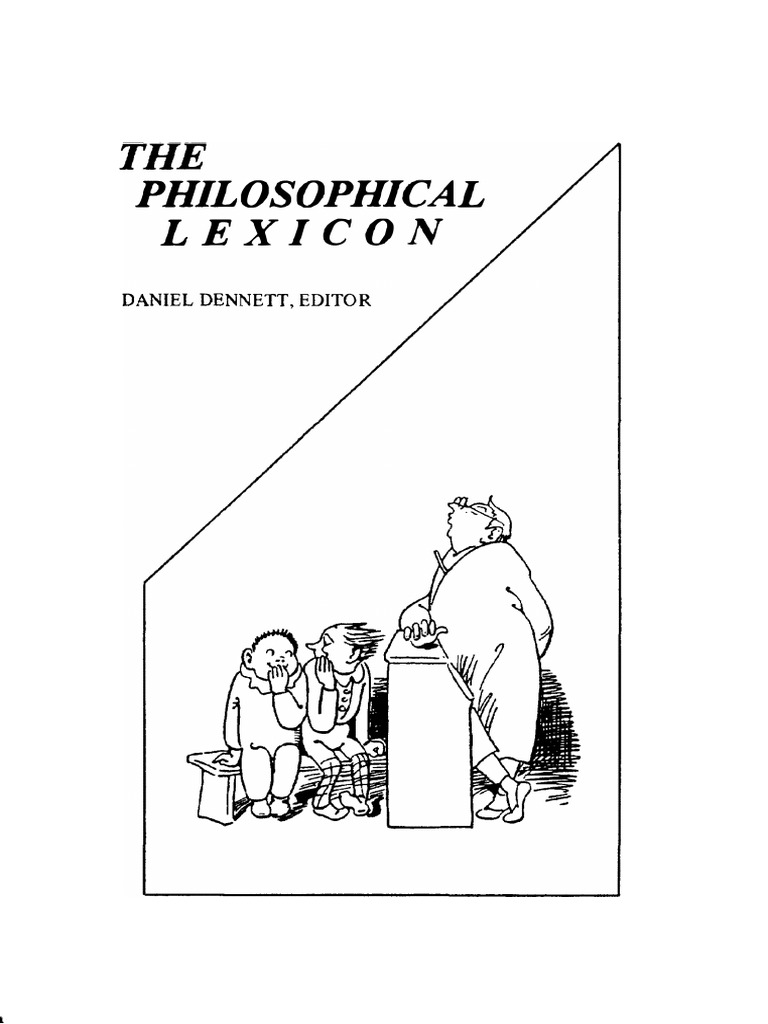 Dennett Daniel C - The Philosophical Lexicon, 8e, APA (1987) | PDF