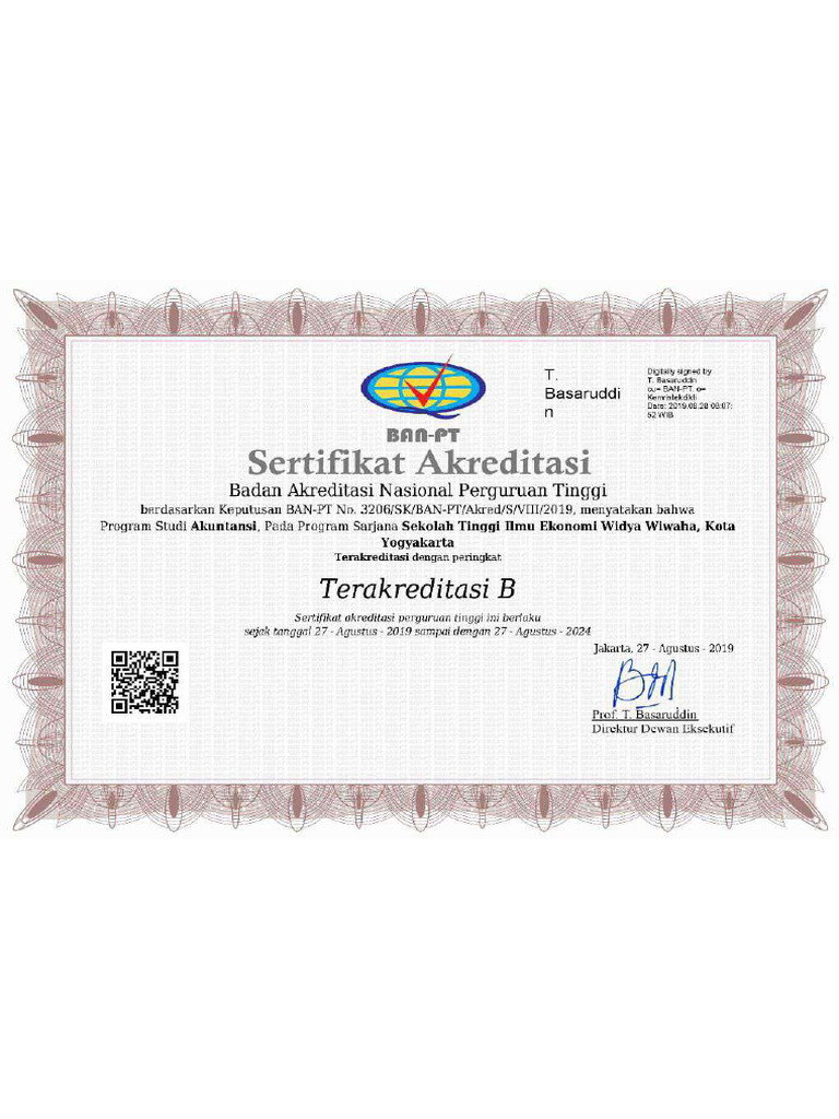 Akreditasi Prodi Akuntansi | PDF