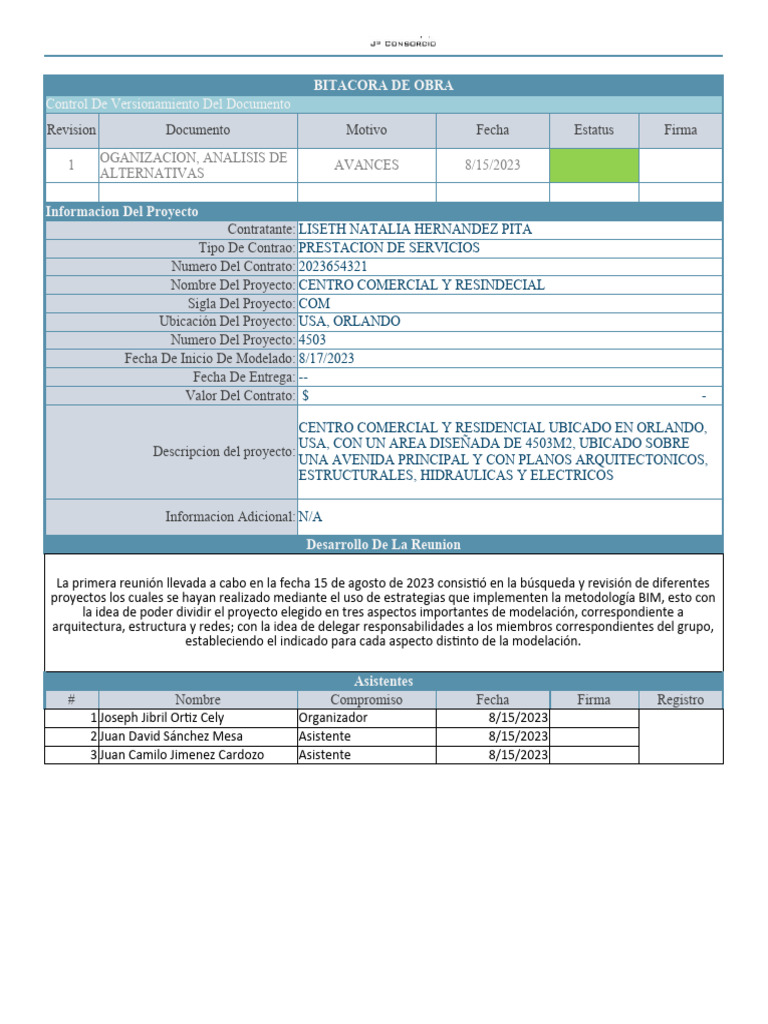 BITACORA | PDF | Arquitecto | Software