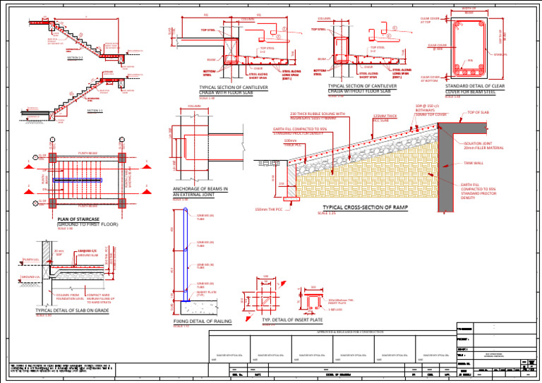 Detail 3 - Stair Details | PDF | Physical Sciences | Structural Engineering