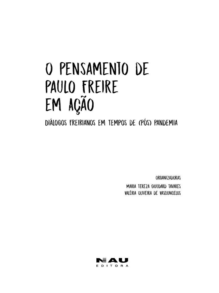 O Pensamento de Paulo Freire em Acao | PDF | Sociologia | Antropologia
