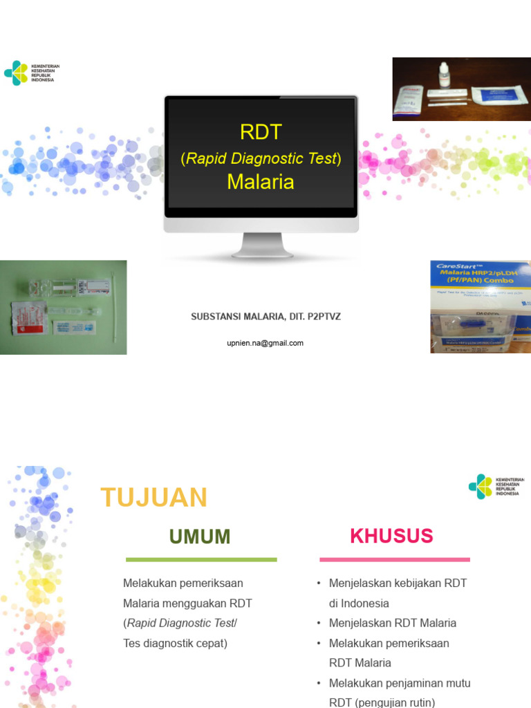 RDT Malaria Asni | PDF