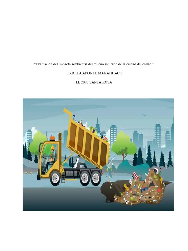 Informe | Descargar gratis PDF | Residuos | Vertedero