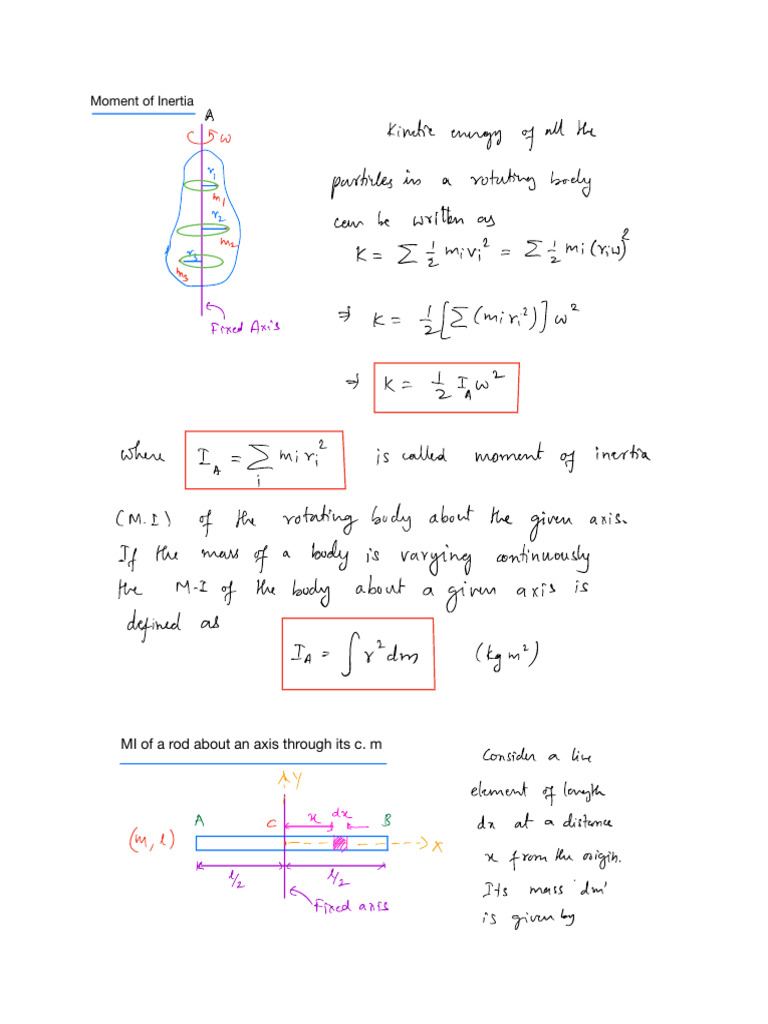 Parallel Axis Theorem-Nov-2020 | PDF