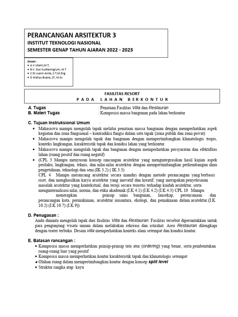 TOR TUGAS PA3-tgs 2 23 | PDF