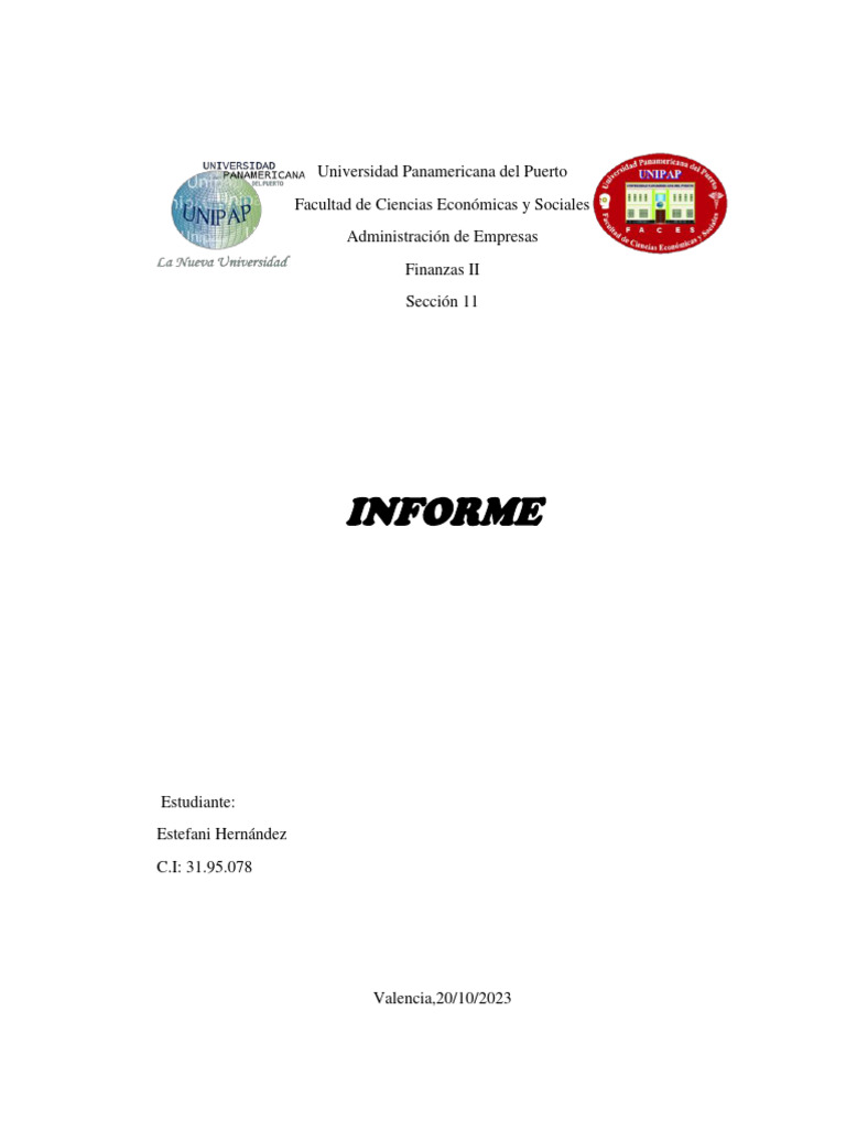 Informe | PDF