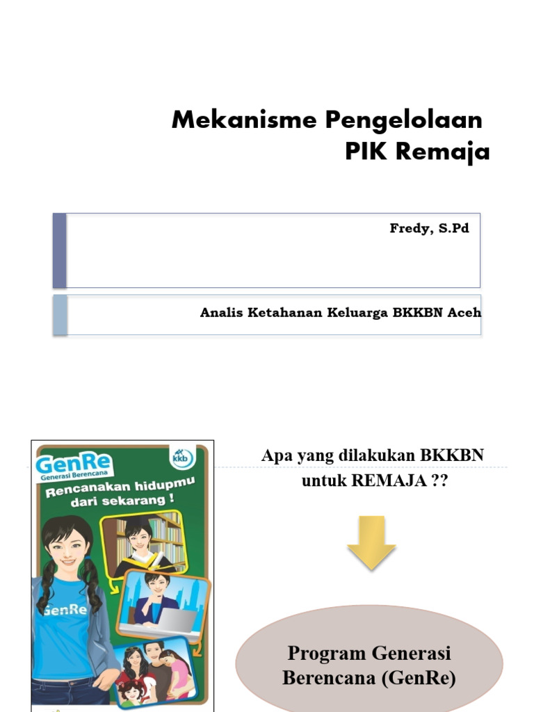 Mekanisme Pengelolaan PIK | PDF