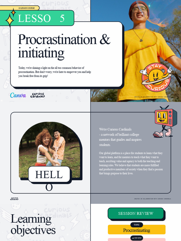 Silent Superpowers - Lesson 5 - Procrastination and Initiating | PDF | Professional Skills ...