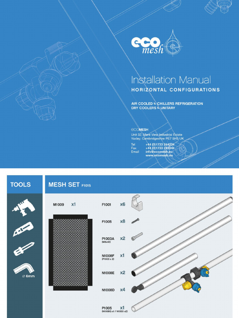 Ecomesh Horizontal Manual | PDF