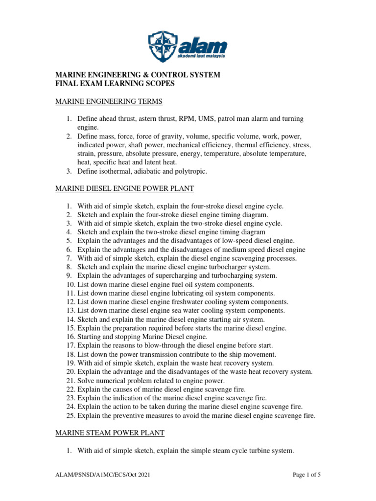 2 Learning Scopes For Final 14122021 Full List | PDF 2 Learning Scopes For Final 14122021 Full List | PDF