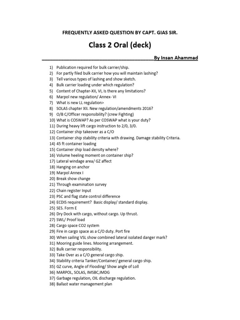 Giashuddin Sir Orals | PDF