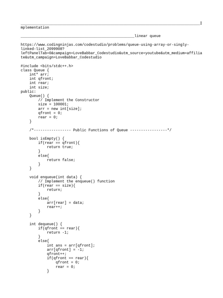 Queue PDF
