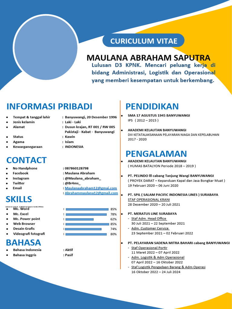Contoh CV | PDF