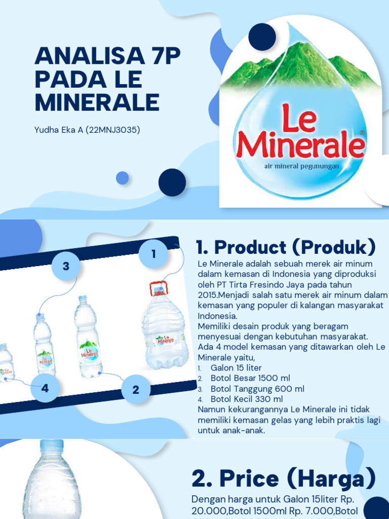 Analisa 7P Pada Le Minerale | PDF