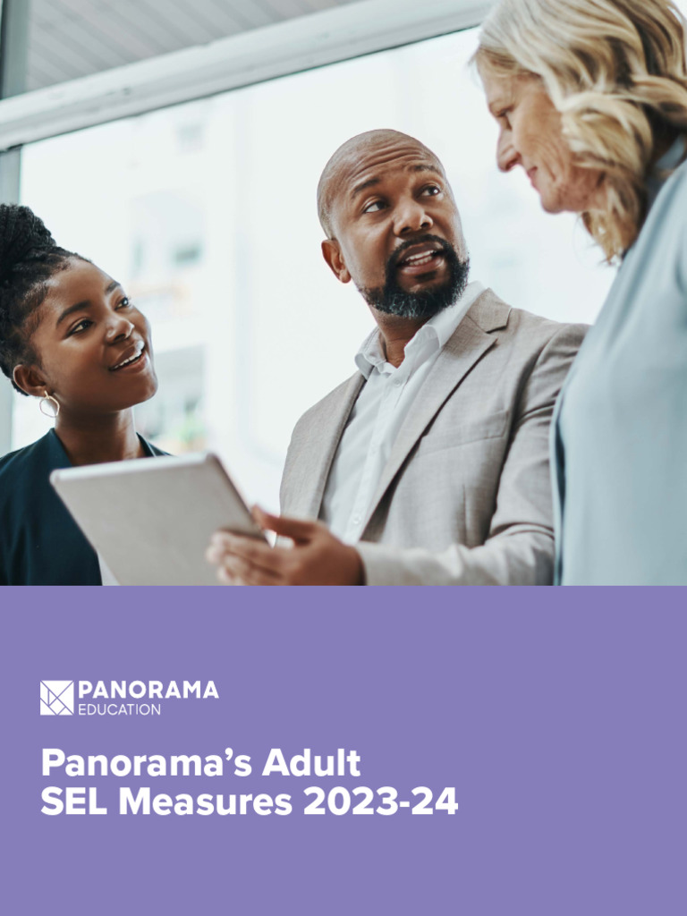 Panorama's Adult SEL Measures 2023-24 | PDF | Learning | Well Being