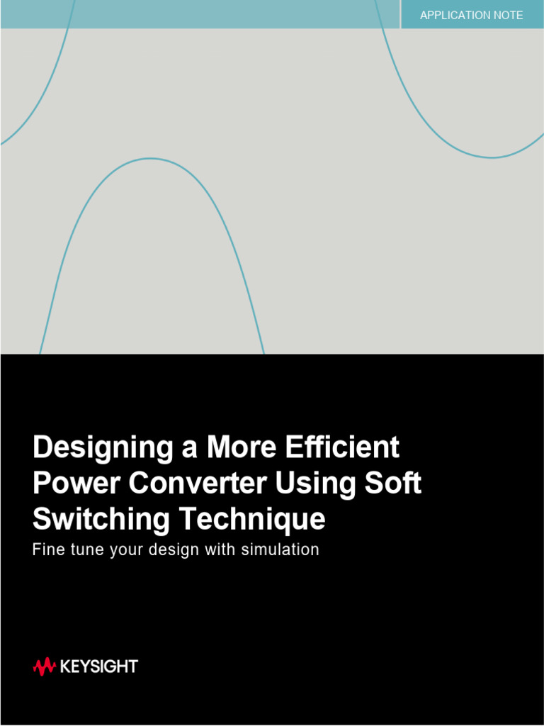Designing A More Efficient Power Converter Using Soft Switching Technique | PDF | Resonance | Mosfet