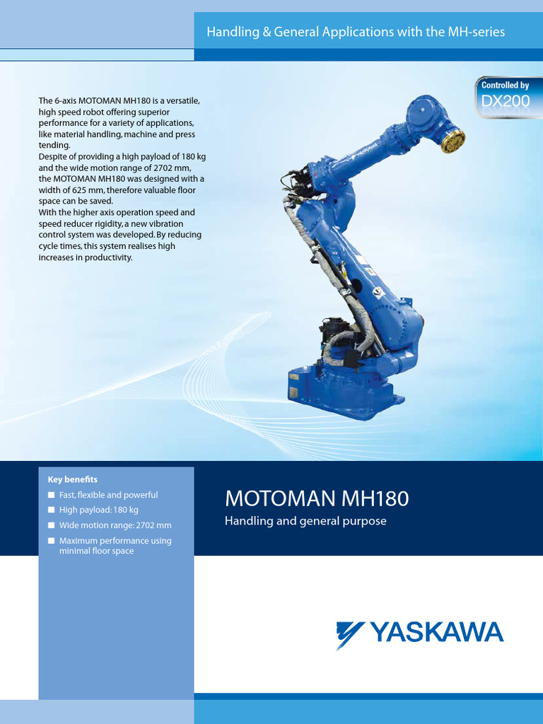 Motoman Robot MH180 | PDF