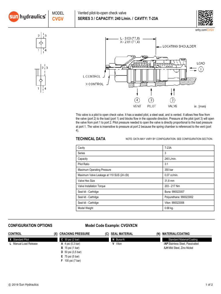 CVGV Full en Metric Letter | PDF | Valve | Mechanical Engineering