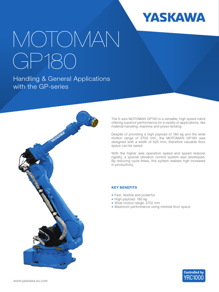 Flyer Robot GP180 E 11.2020 | PDF | Equipment | Physical Sciences