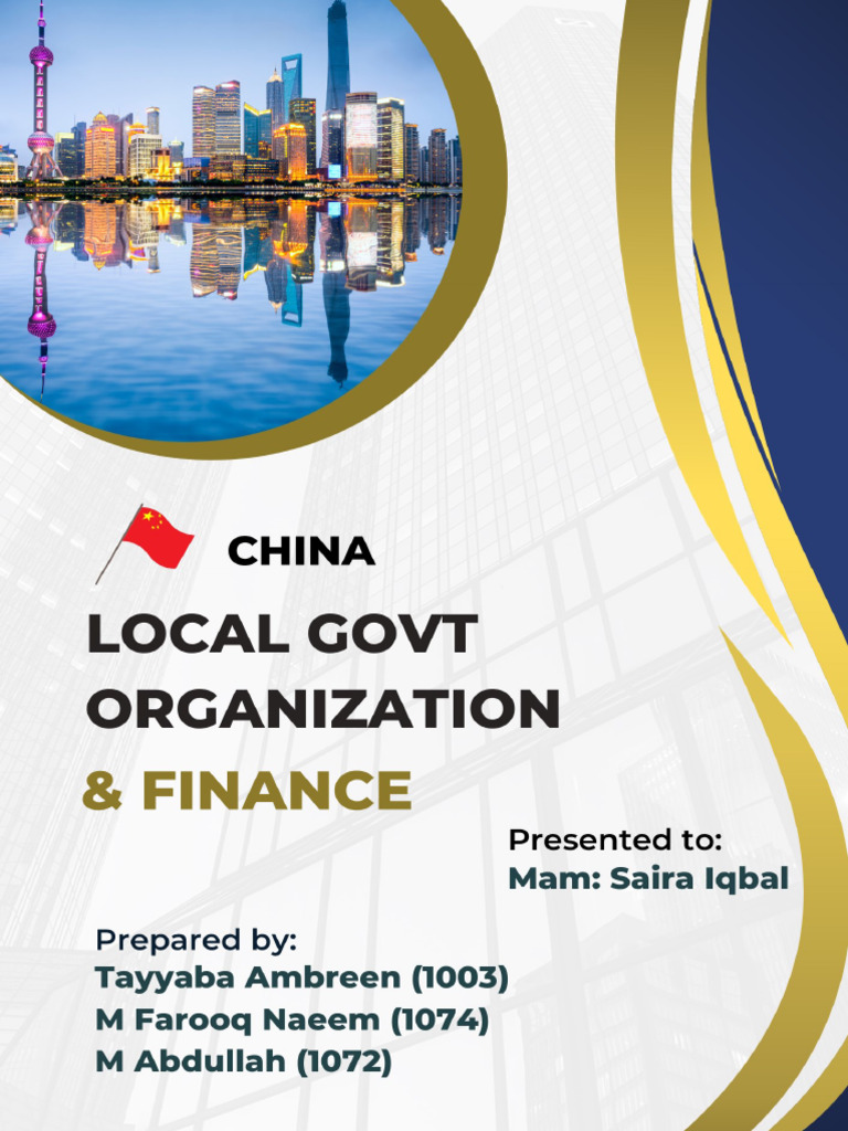 China’s Local Government Structure and Finance | PDF | Taxes | Welfare