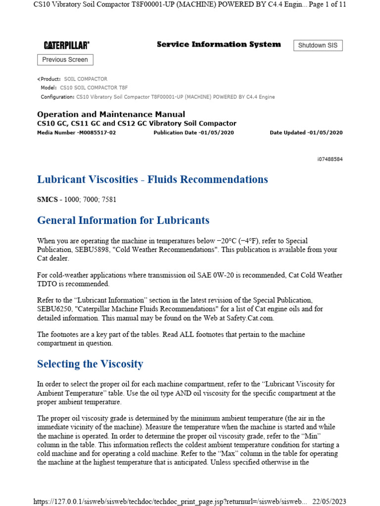 Penggunaan Oli Pada Compactor Vibro Cs10 | PDF | Biodiesel | Diesel Fuel