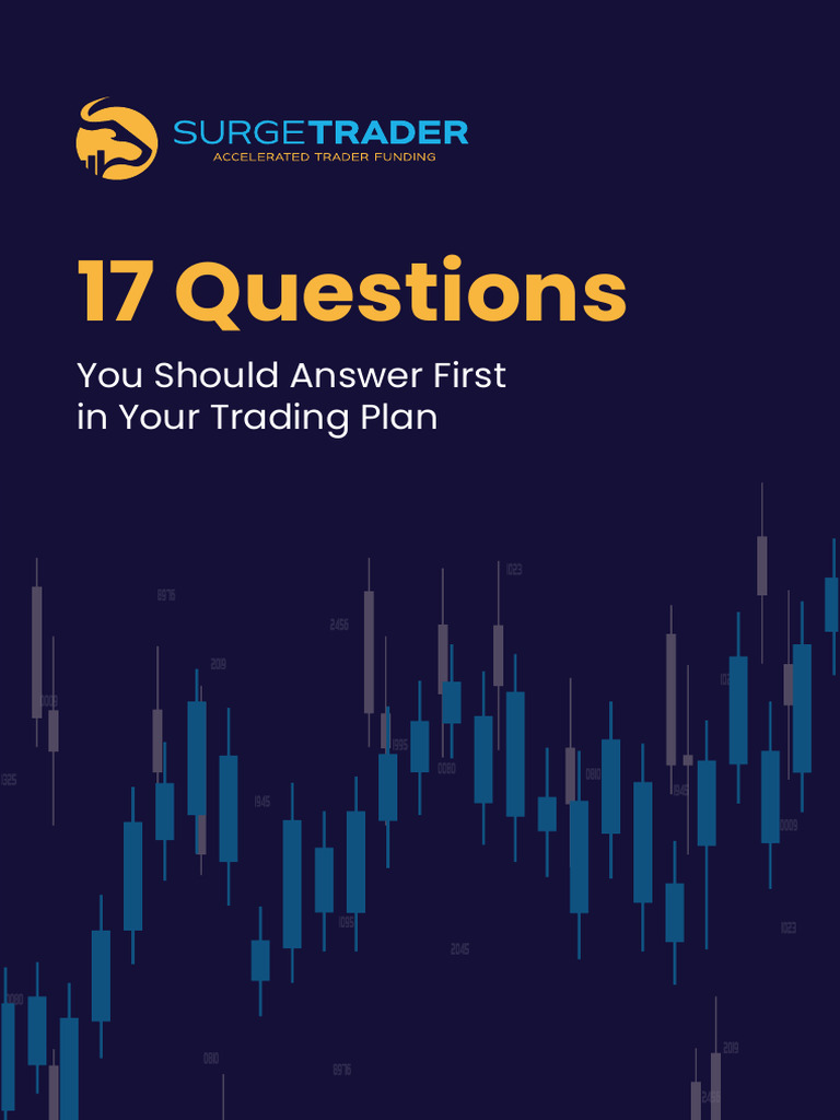 17 Questions You Should Answer First in Your Trading Plan-Fillable ...