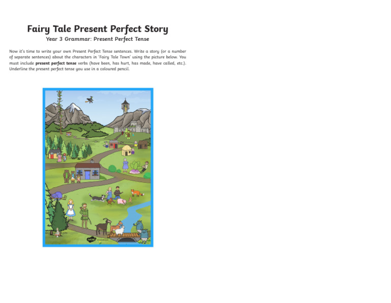 Fairy Tale Present Perfect Story | PDF