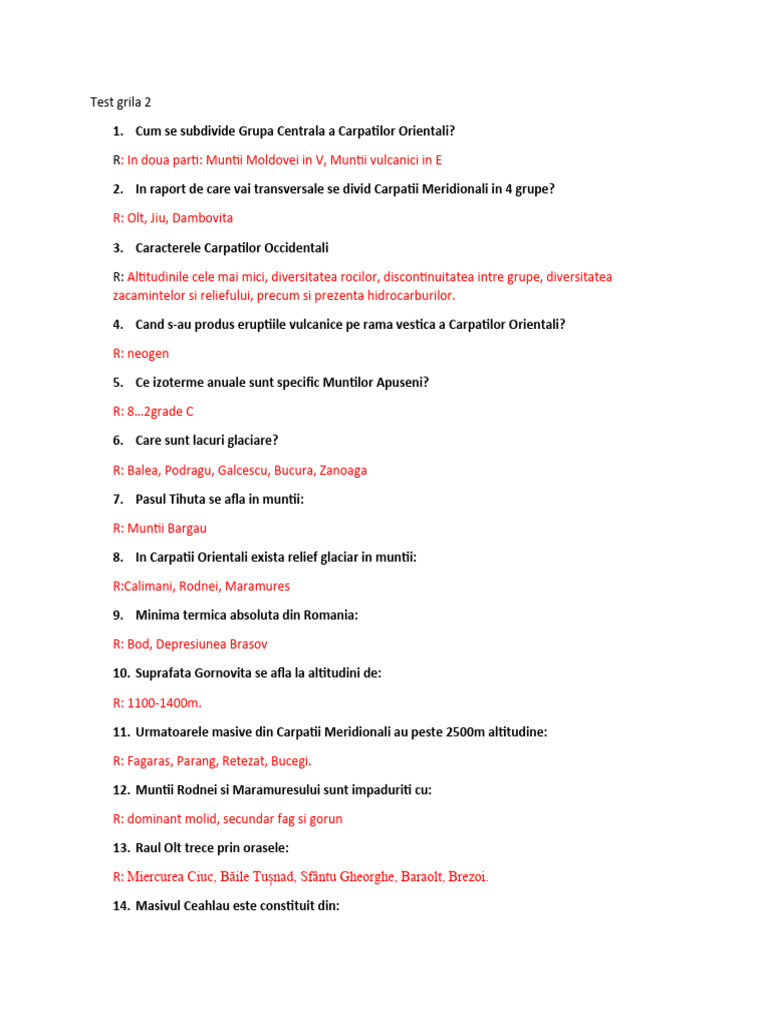 Test Rezolvat2 | PDF
