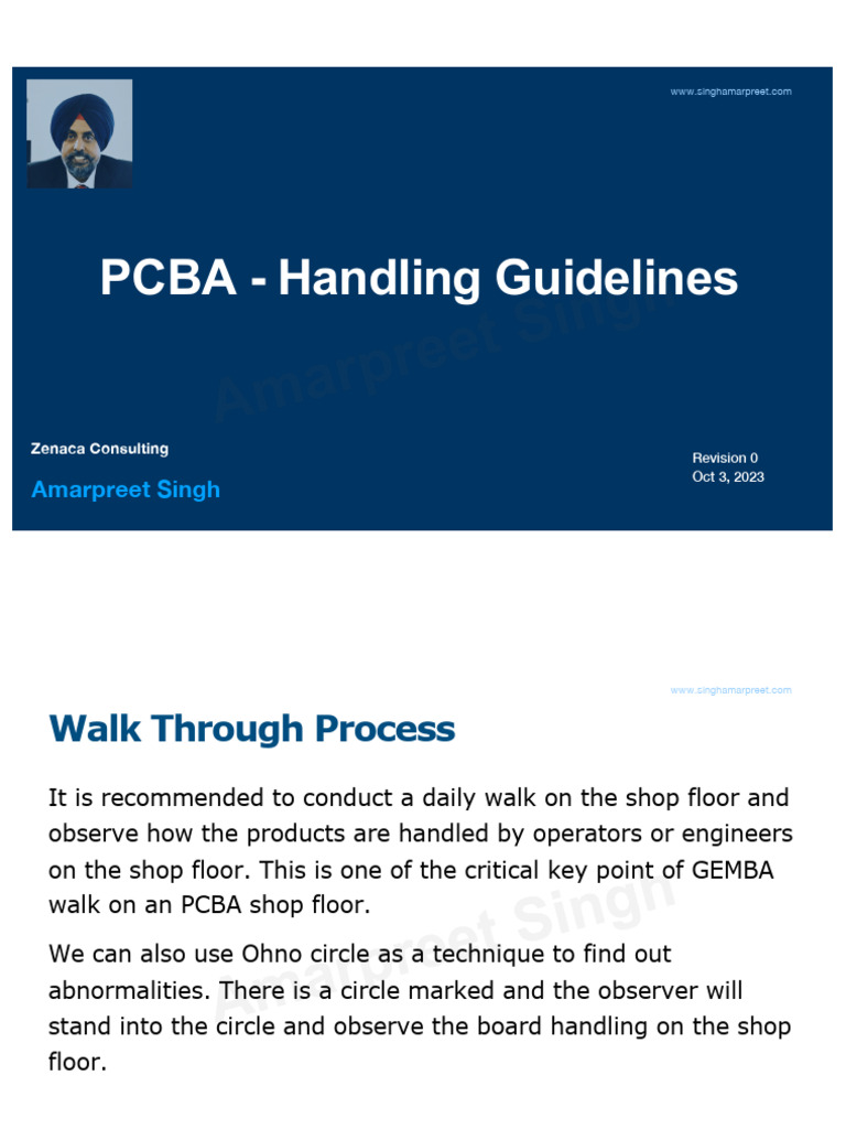 PCBA Handling Guidelines and Best Practices | PDF | Printed Circuit ...