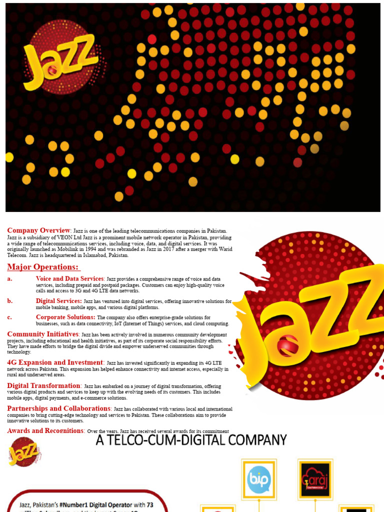 Give An Introduction of Mobilink Jazz | PDF | Project Management | Regulatory Compliance