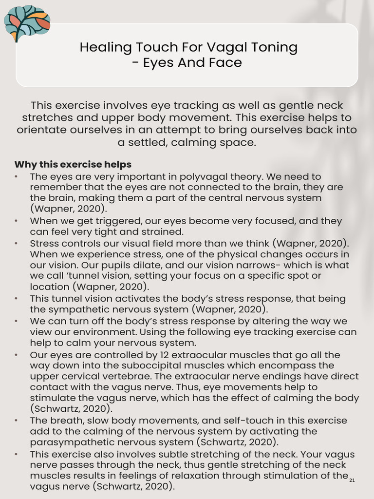 VTP - Healing Touch For Vagal Toning | PDF | Self-Improvement