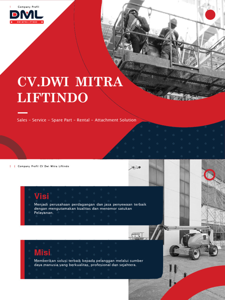 (Rev1) Company Profil CV Dwi Mitra Liftindo | PDF