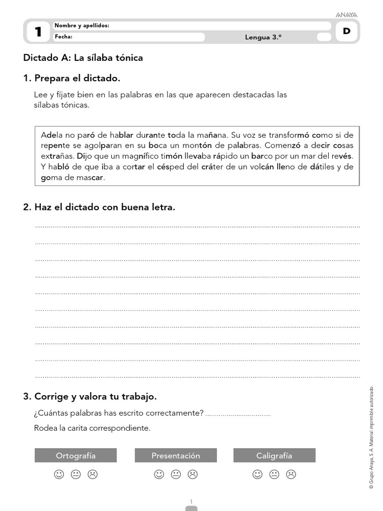 Dictados | PDF | Artes del Lenguaje y Comunicación