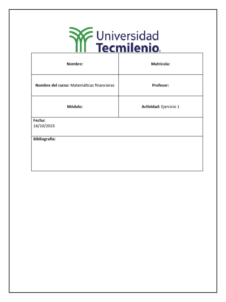 Actividad 1 - CEF | PDF | Negocios | Finanzas y dinero