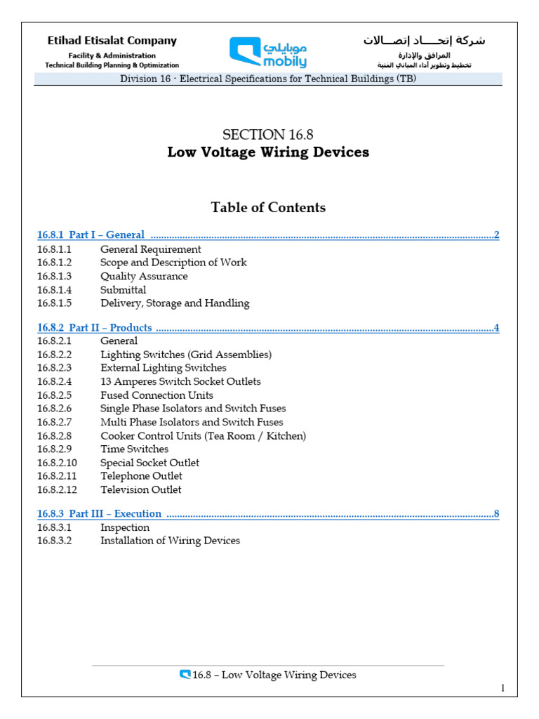 16.8 - Low Voltage Wiring Devices | PDF | Ac Power Plugs And Sockets ...