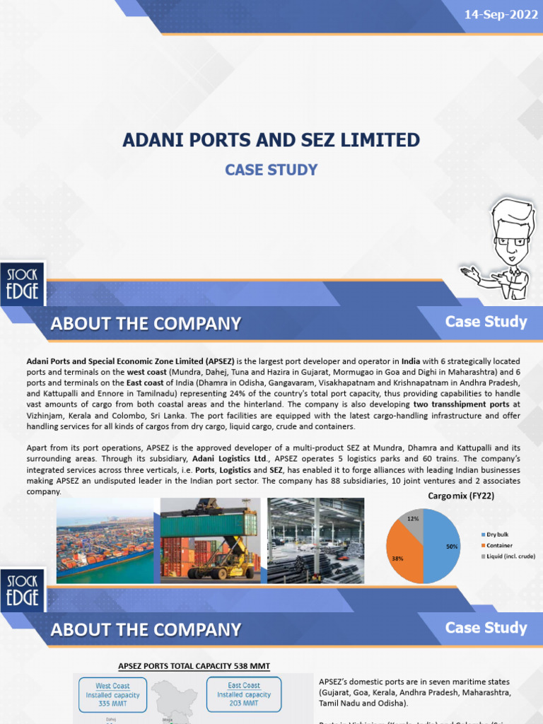 Adani Ports Case Study Overview | PDF | Investing | Corporations