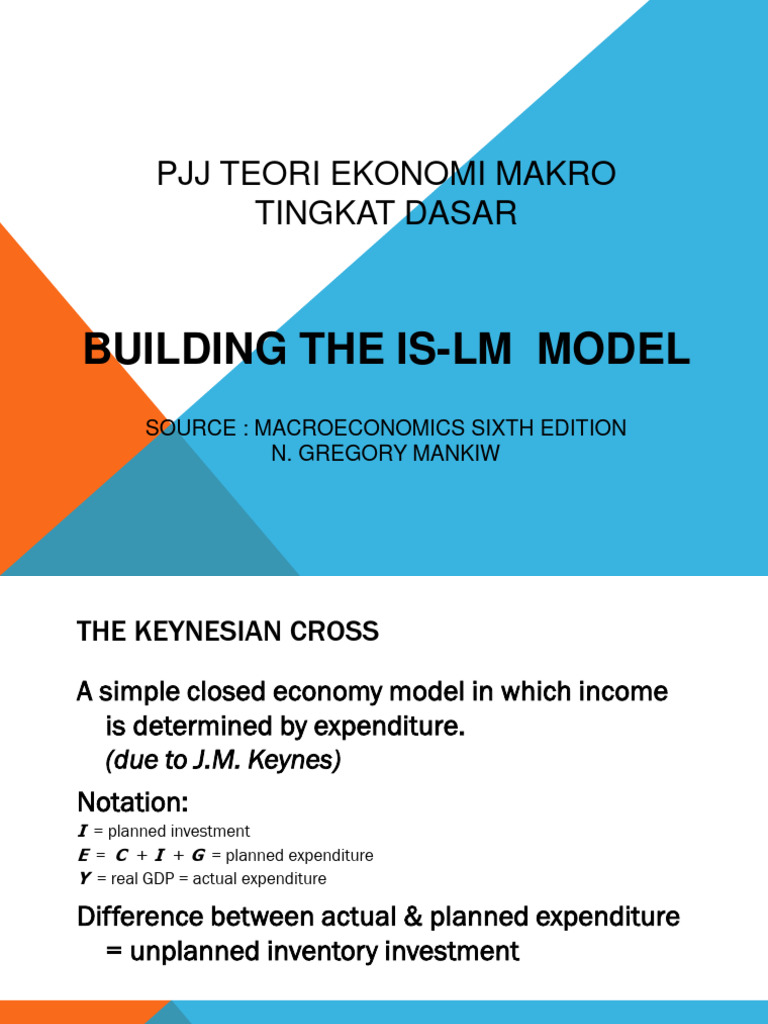 Pasar Barang Dan Pasar Uang - Model Is LM PDF | PDF | Fiscal Multiplier ...