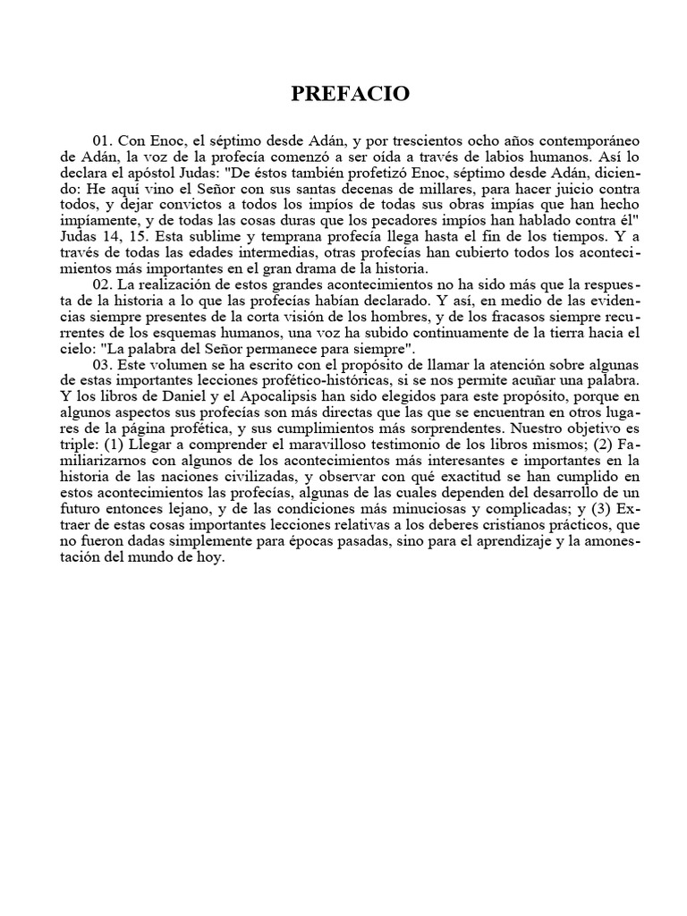 PREFACIO | PDF | Religión y espiritualidad | Libros para adolescentes