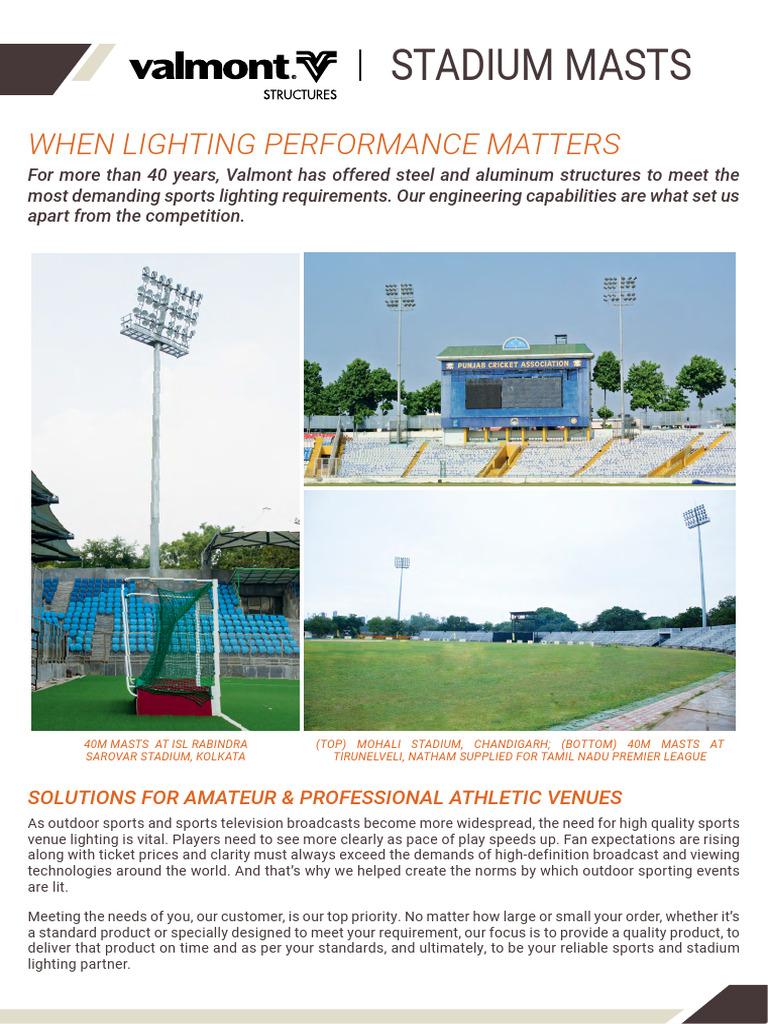 Stadium Masts | PDF