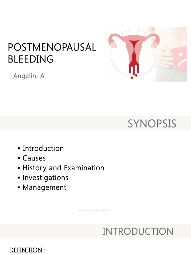 Understanding Postmenopausal Bleeding | PDF | Menopause | Hormone ...