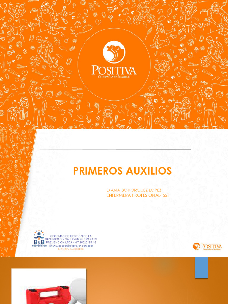 Capacitación Primeros Auxilios Basicos | PDF | Herida | Quemar