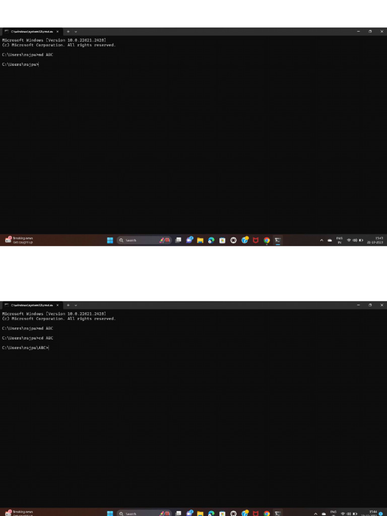 CMD Prompt Command | PDF