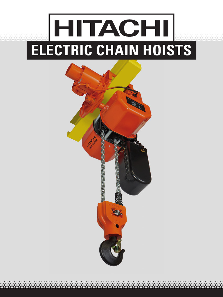 Hitachi Chain-Hoist 032018 A4 UK | PDF