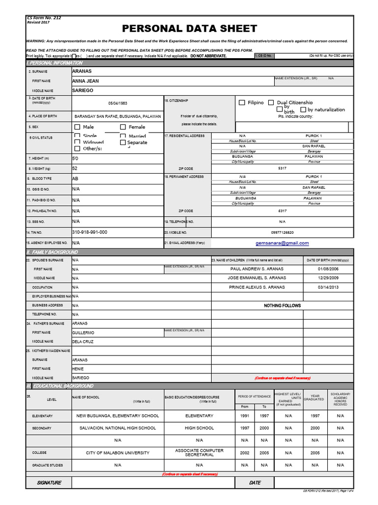 Pds Anna Jean Aranas 1 | PDF | Government | Justice