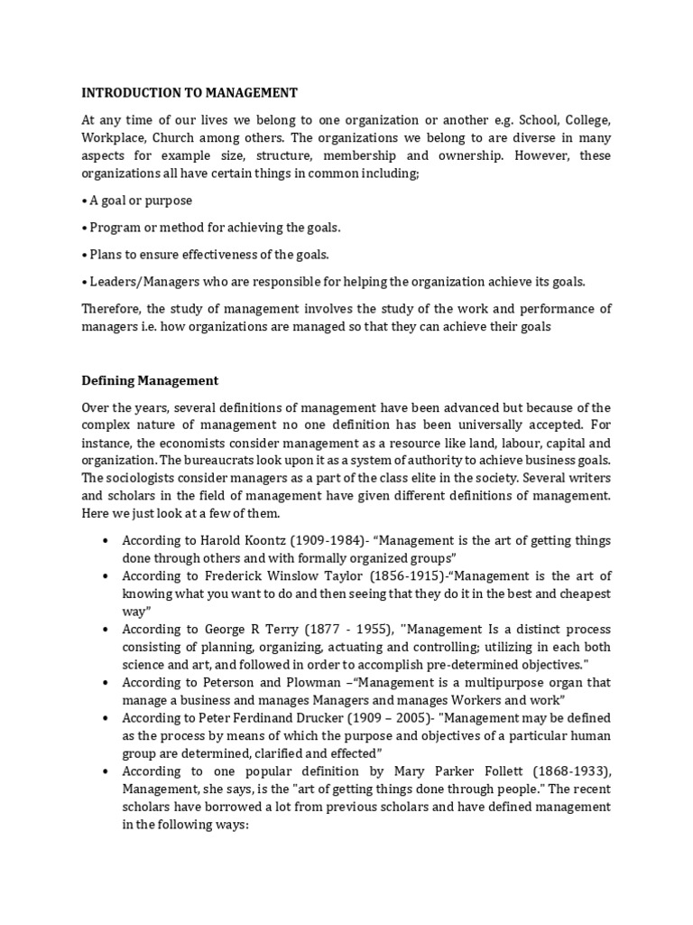 P&P Management 1 | PDF | Profession | Knowledge