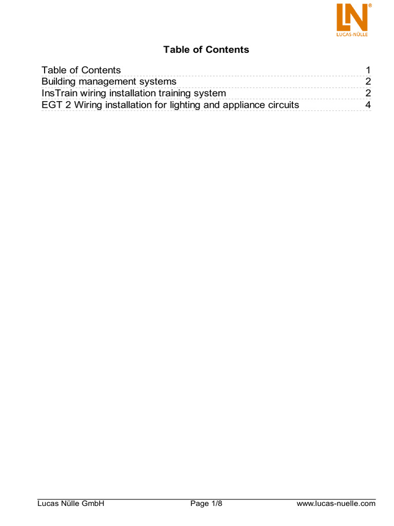 947 E Egt 2 Wiring Installation For Lighting And Appliance Circuits