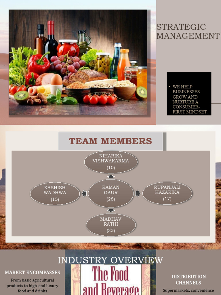Food & Beverage Growth Strategy | PDF