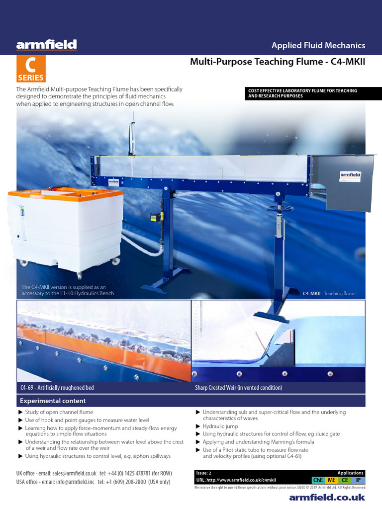 C4 MKii New Layout V1c-Web | PDF | Flow Measurement | Spillway