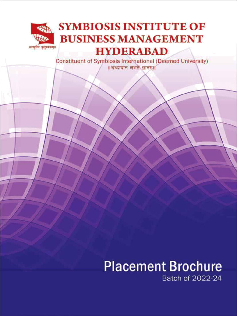 SIBM-Hyderabad Placement Brochure | PDF | Mentorship | Libraries