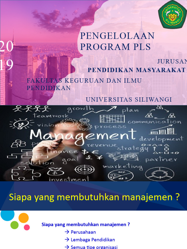 Materi Kuliah 2 Pengelolaan Program PLS | PDF | Karier & Perkembangan